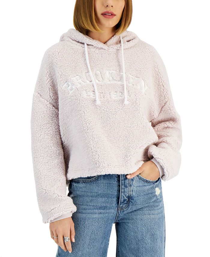 Grayson Threads Black Juniors' Cozy Brooklyn Hoodie - Macy's