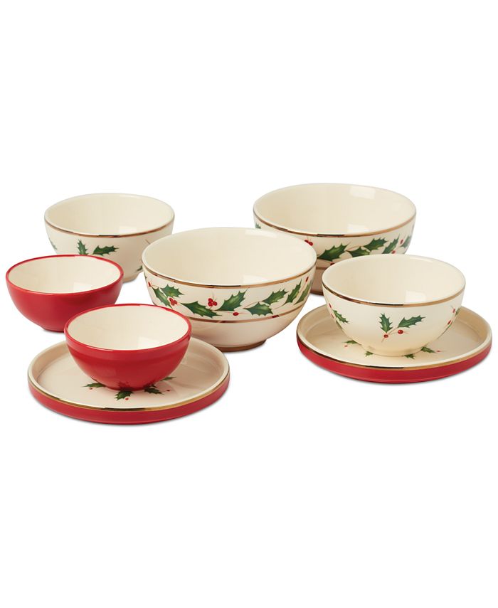 Lenox Holiday Mini Luna Nesting 8-Pc. Set - Macy's