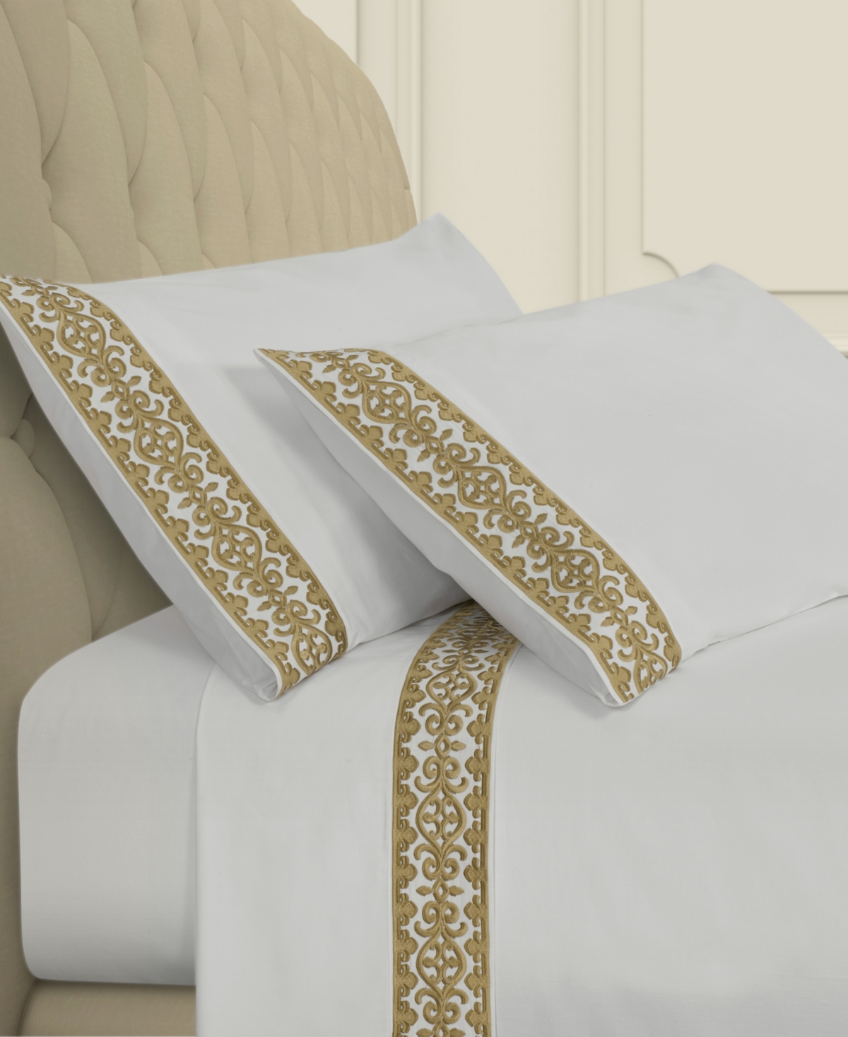 Click here for J Queen New York Majestic 4-Pc. Sheet Set  Queen -... prices