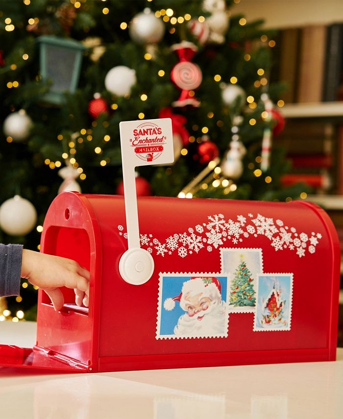 Mr. Christmas Santa's Enchanted Mailbox - Macy's