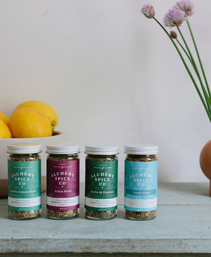 Alchemy Spice Mediterranean Spice Blend Collection Gift Set, 4 Piece ...