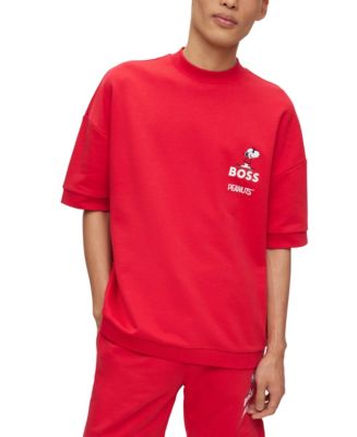 BOSS x Peanuts Men's Cotton-Terry Sweatshirt - Macy's
