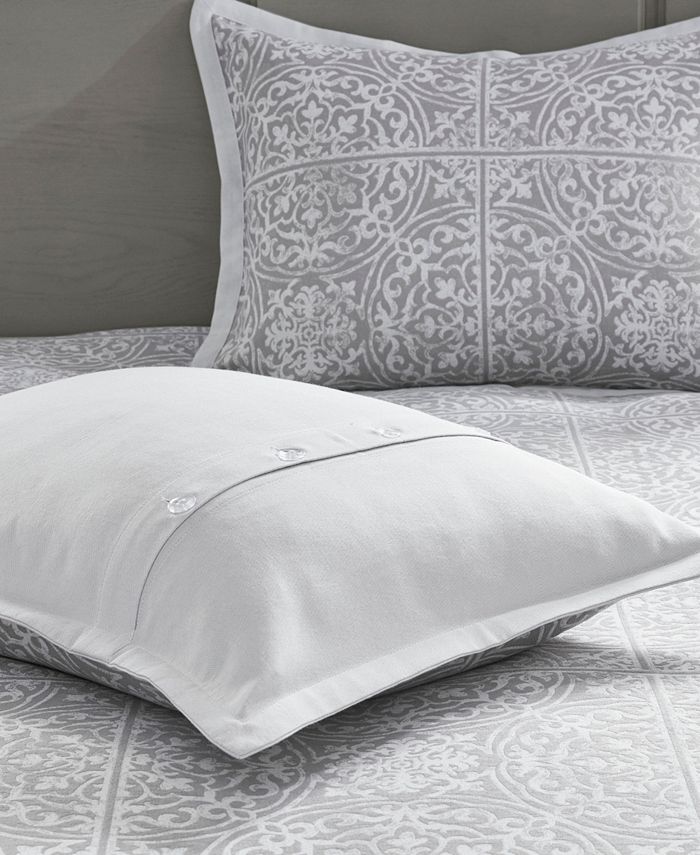 Madison Park Signature Windham Jacquard Tile 10-Pc. Comforter Set, King ...