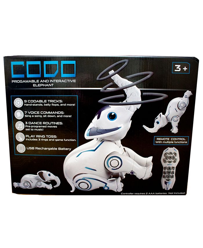 Jupiter Creations Remote Control Elephant With Voice Command Moves ...