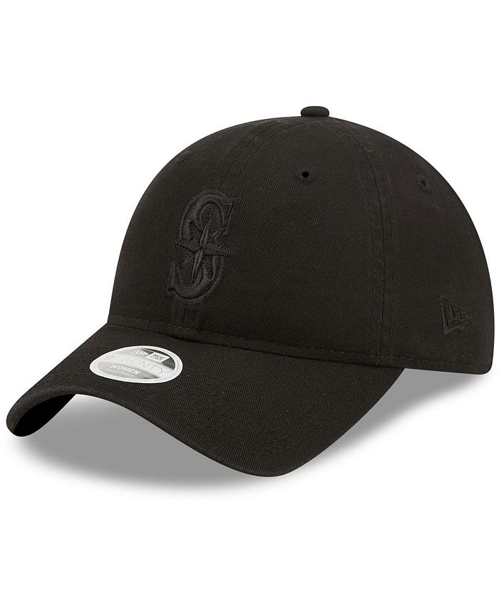 New Era Women's Seattle Mariners Black on Black Core Classic II 9TWENTY ...
