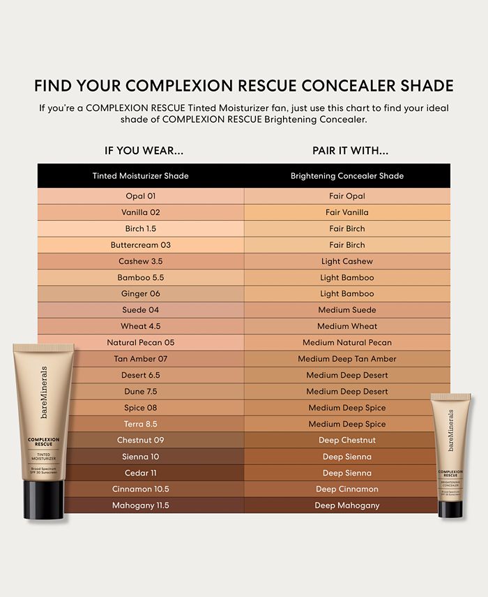 bareMinerals COMPLEXION RESCUE® BRIGHTENING UNDER EYE CONCEALER SPF 25 ...