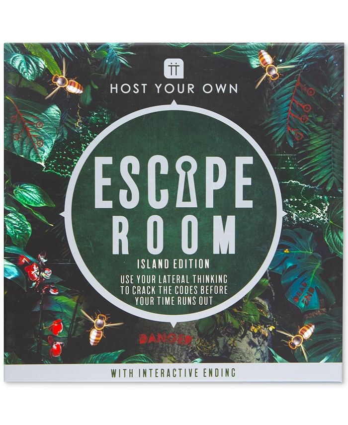 Talking Tables Interactive Escape Room Game - Island Edition - Macy's