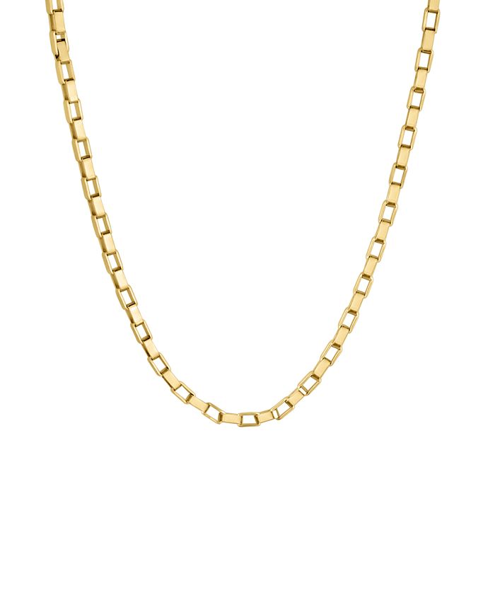 And Now This Thick Rectangular Link Chain Necklace - Macy's