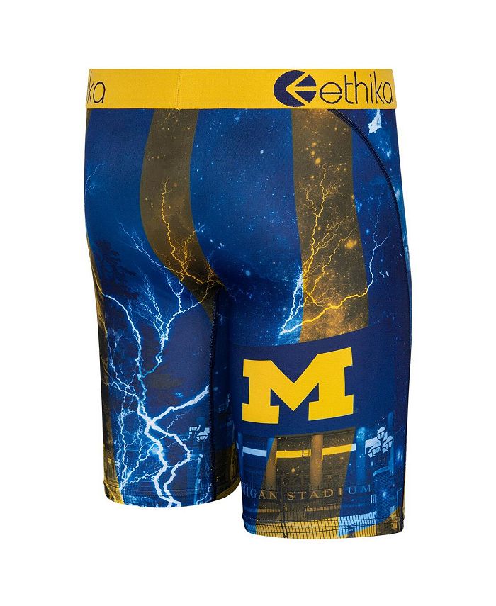 Ethika Men's Navy Michigan Wolverines Spirit Boxer Briefs - Macy's