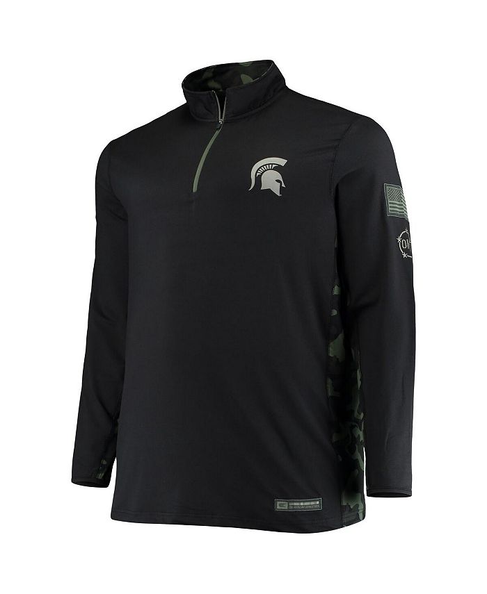 Colosseum Men's Black Michigan State Spartans OHT Military-Inspired Appreciation Big and Tall ...