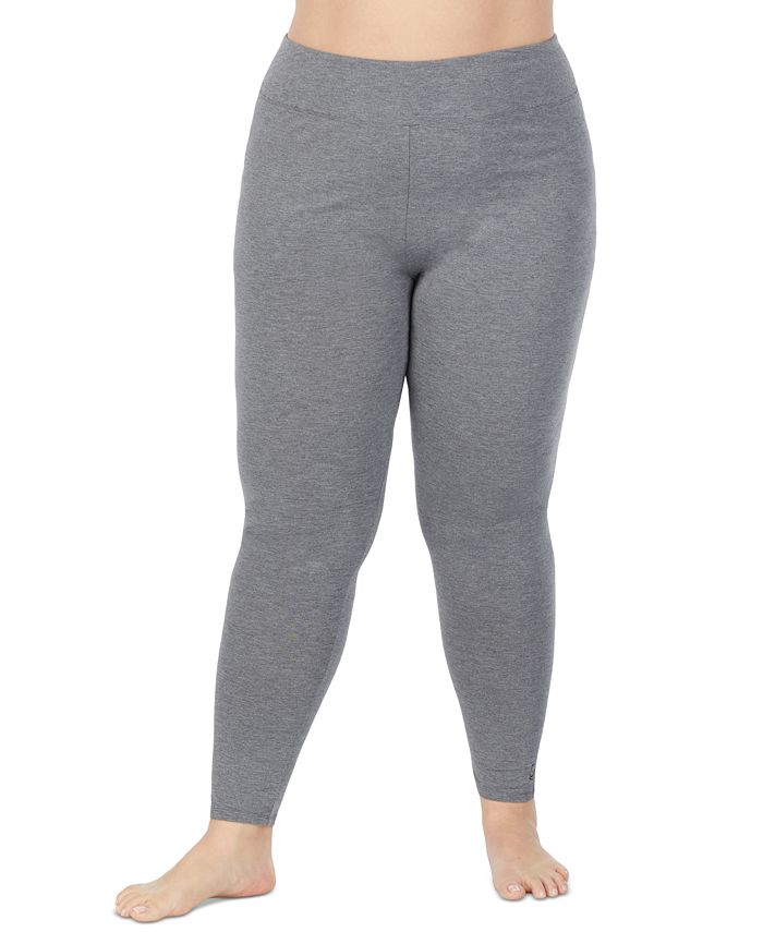 Cuddl Duds Plus Size Softwear With Stretch High Waist Leggings Macys