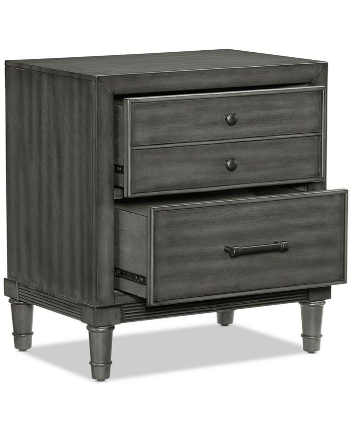 Furniture CLOSEOUT! Mossbrook Nightstand - Macy's