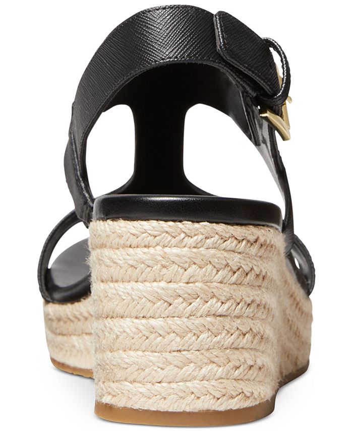 Michael Kors Women's MK Plate Wedge Sandals - Macy's