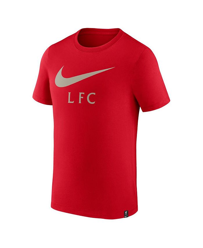 Nike Men's Red Liverpool Club Swoosh T-shirt - Macy's