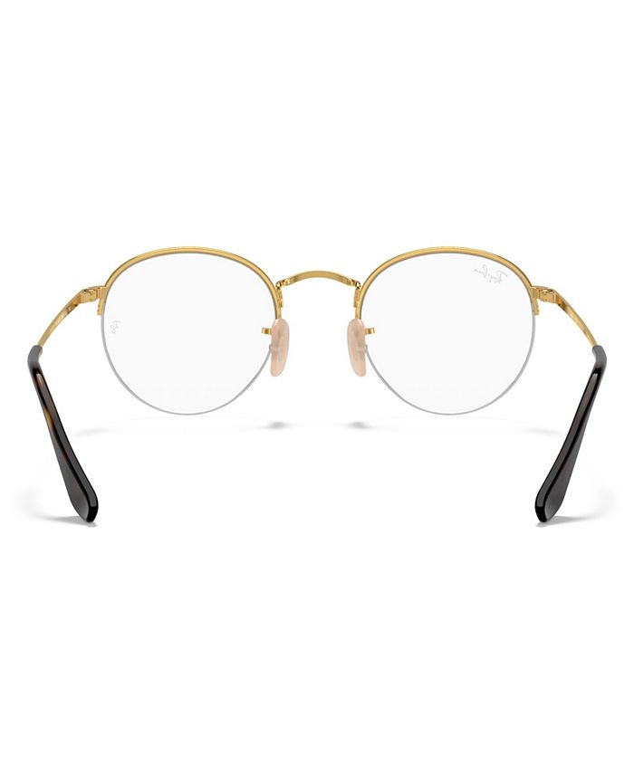 Ray-Ban RX3947V ROUND GAZE Unisex Round Eyeglasses - Macy's