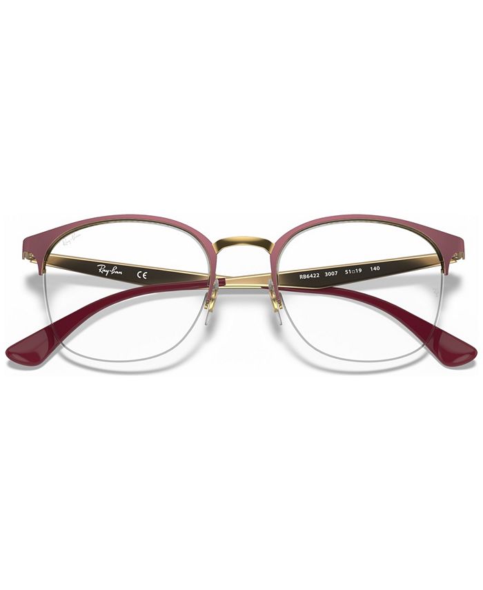 Ray-Ban RX6422 Unisex Square Eyeglasses - Macy's