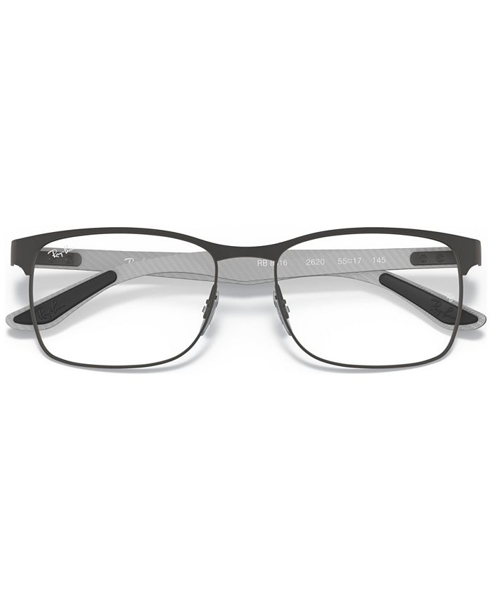 Ray-Ban RX8416 Men's Square Eyeglasses - Macy's