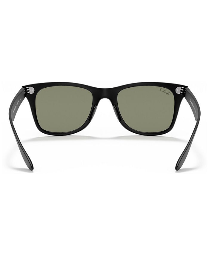 Ray-Ban Unisex Polarized Low Bridge Fit Sunglasses, RB4195F WAYFARER ...