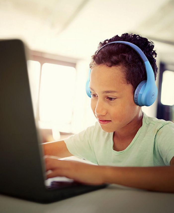 Motorola Moto JR 300 Wireless Kids Over Ear Headphones - Macy's