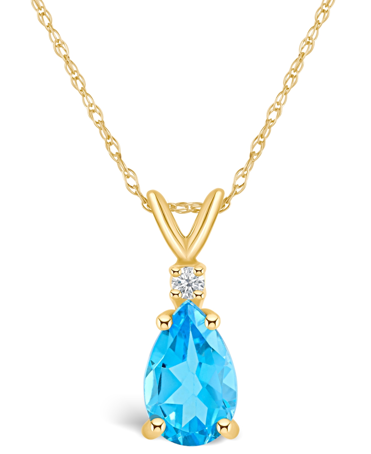 Click here for Blue Topaz (1-3/8 ct. t.w.) and Diamond Accent Pen... prices
