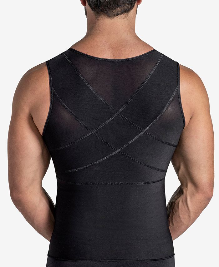 LEO Men's Firm Shaper Vest with Back Support - Macy's