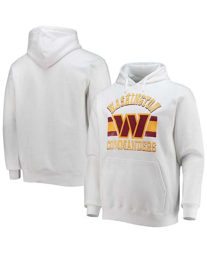 Fanatics Men's NFL x Darius Rucker Collection by White Washington Commanders Fleece Pullover ...