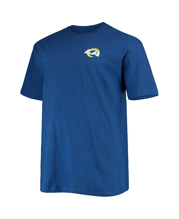 Fanatics Men's Royal Los Angeles Rams Big and Tall #1 Dad 2-Hit T-shirt ...