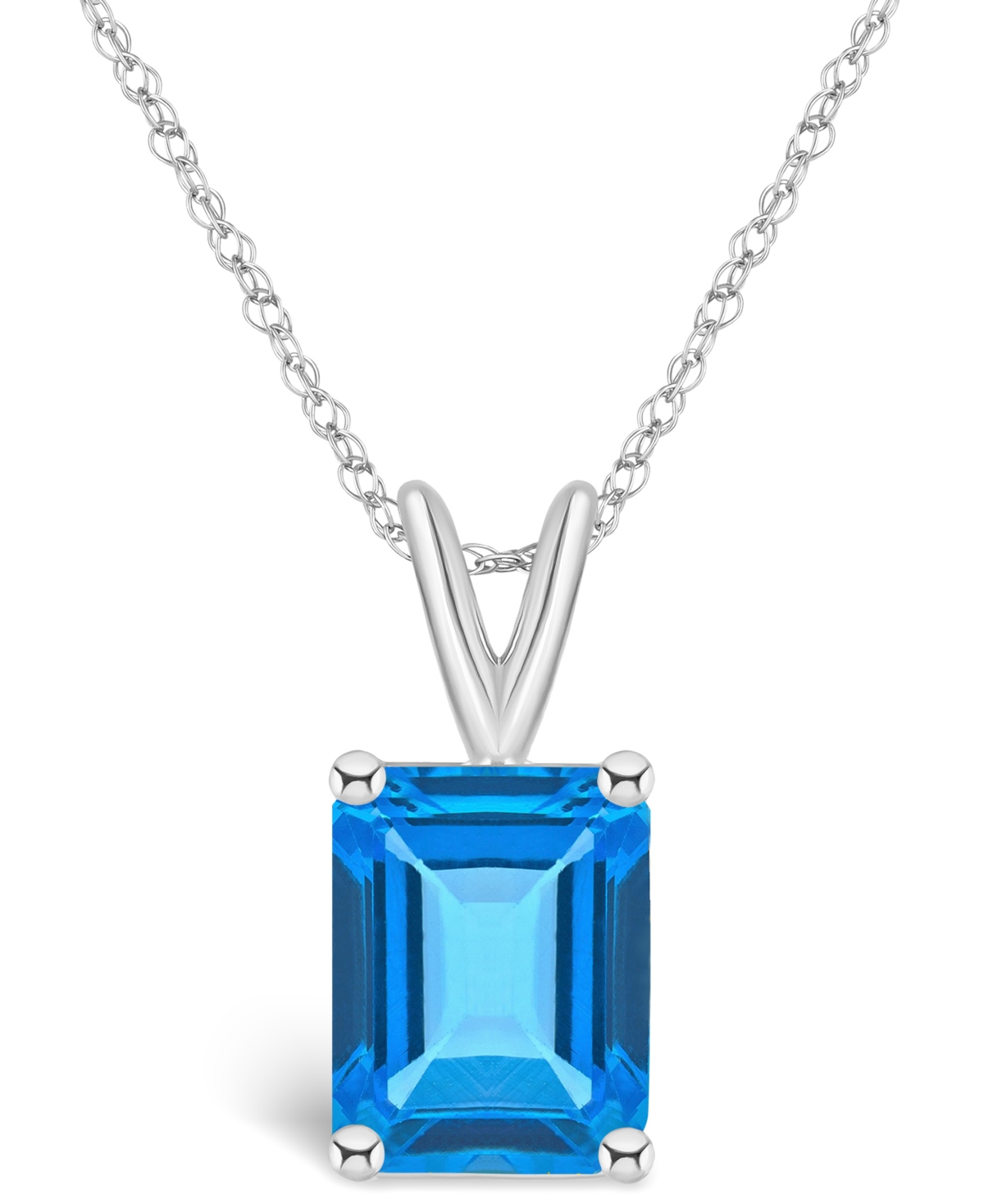 Click here for Blue Topaz (4-1/4 ct. t.w.) Pendant Necklace in 14... prices