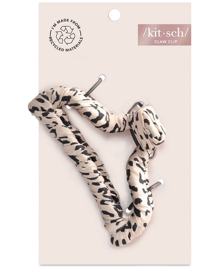 Kitsch Satin-Wrapped Leopard Print Claw Hair Clip - Macy's