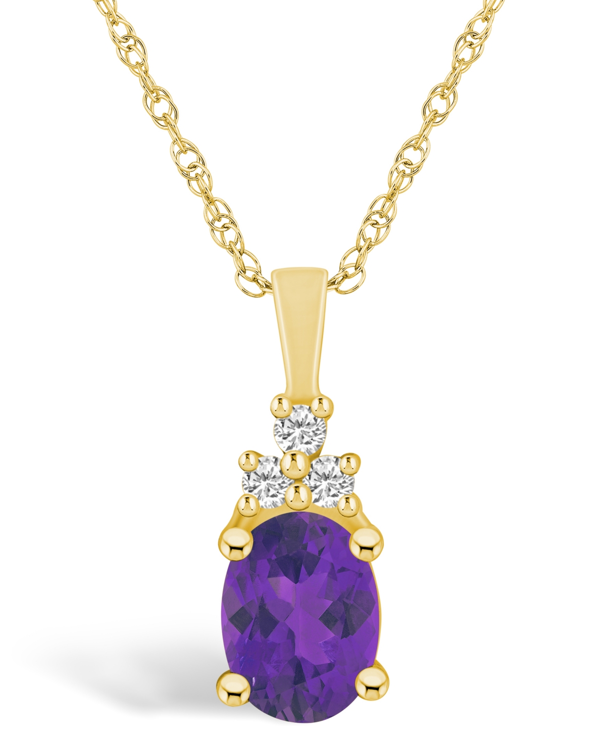 Click here for Macys Amethyst (1-1/5 Ct. T.w.) and Diamond (1/10... prices