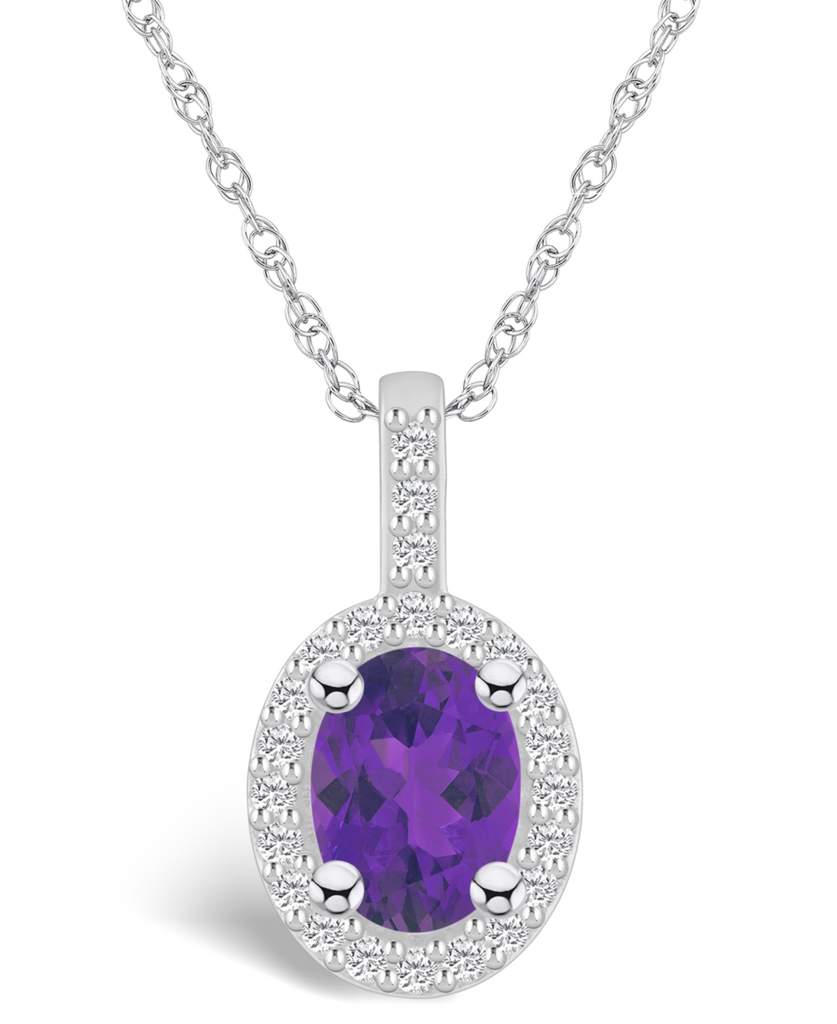 Click here for Macys Amethyst (1-1/5 Ct. T.w.) and Diamond (1/4 C... prices
