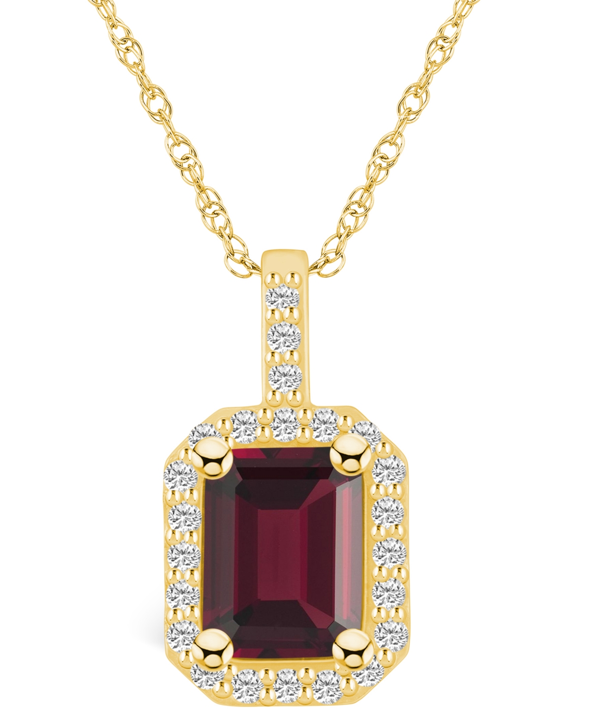 Click here for Macys Garnet (2 Ct. T.w.) and Diamond (1/4 Ct. T.w... prices