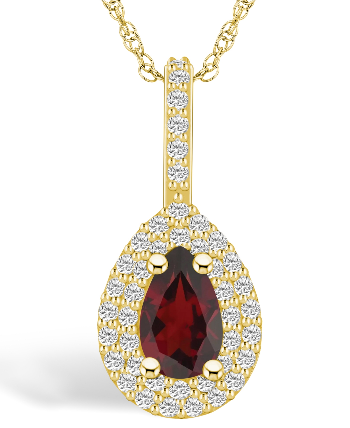 Click here for Macys Garnet (1-1/10 Ct. T.w.) and Diamond (3/8 Ct... prices