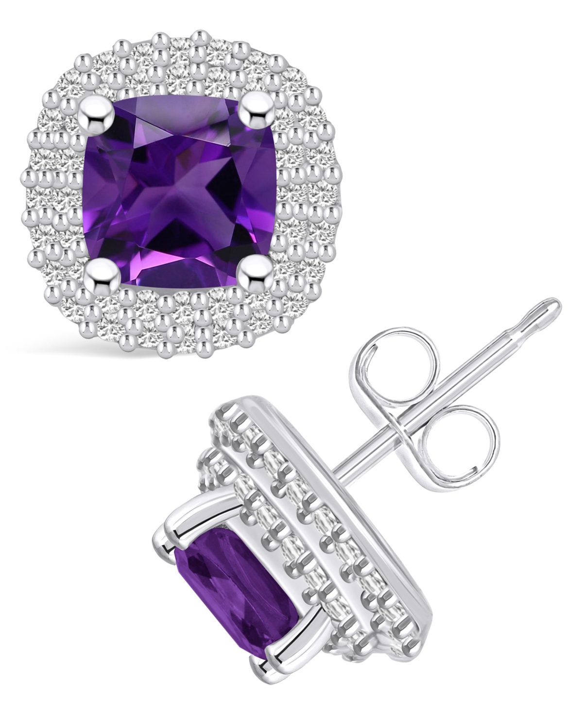 Click here for Macys Amethyst (1-3/4 ct. t.w.) and Diamond (3/8 c... prices