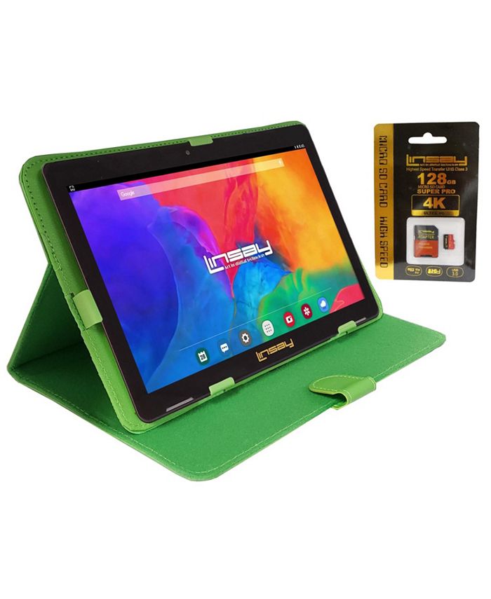 LINSAY 10" 1280 x 800 IPS 2GB RAM 32GB Android 12 Tablet, Set of 3 - Macy's