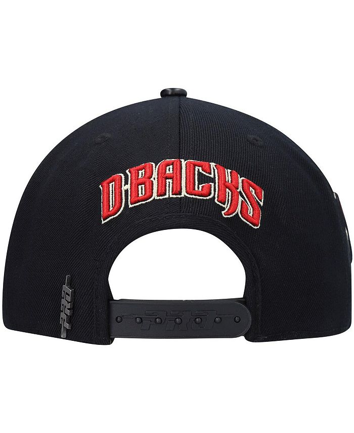 Pro Standard Men's Black Arizona Diamondbacks Stacked Logo Snapback Hat ...