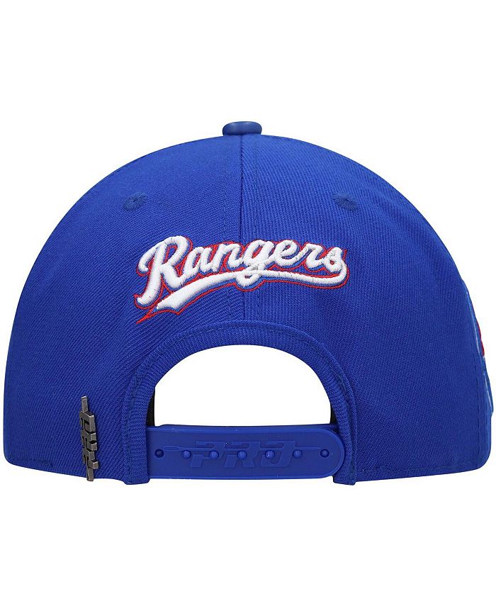 Pro Standard Men's Royal Texas Rangers Stacked Logo Snapback Hat - Macy's