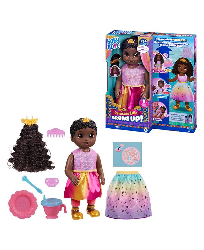 Baby Alive Princess Ellie Grows Up Doll Set - Macy's