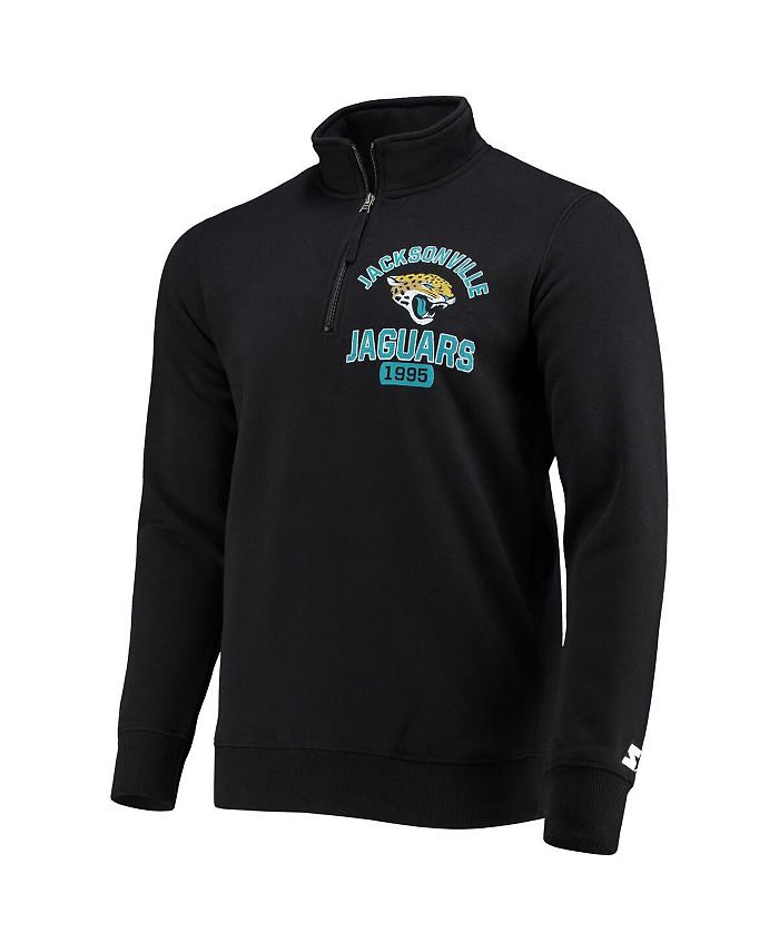 Starter Men's Black Jacksonville Jaguars Heisman Quarter-Zip Jacket ...