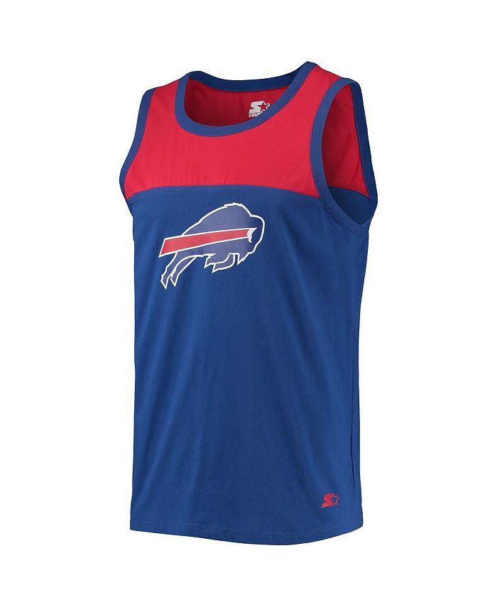 Starter Men's Royal, Red Buffalo Bills Team Touchdown Fashion Tank Top ...