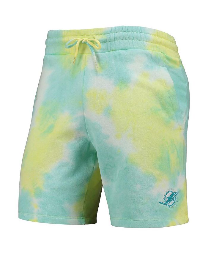 New Era Men's White Miami Dolphins Tie-Dye Shorts - Macy's
