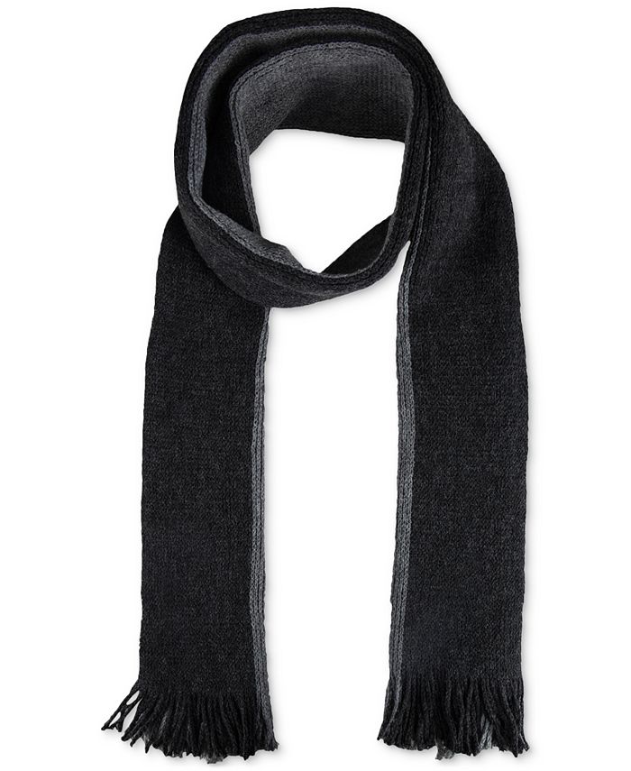 Kenneth Cole Reaction Men's Stripe Logo Scarf & Beanie - Macy's