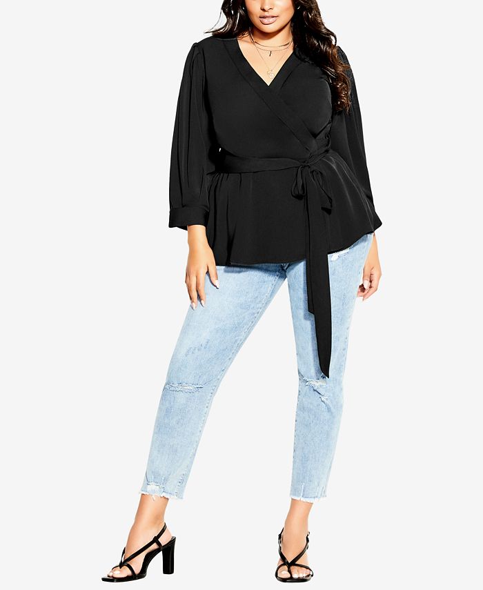 CITY CHIC Plus Size Sultry Top - Macy's