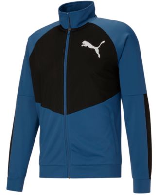 Puma Men's Contrast 2.0 Colorblocked Logo-Print Track Jacket - Macy's
