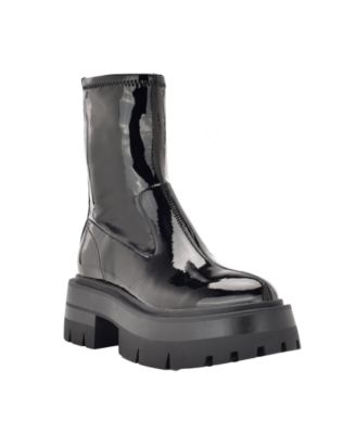 GUESS Women's Saleen Combat Boots - Macy's