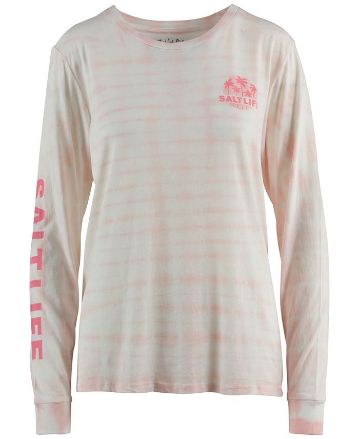 Salt Life Women's Palm Promenade Long-Sleeve Cotton T-Shirt - Macy's