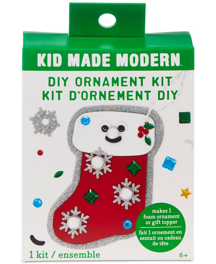 Kid Made Modern DIY Foam Stocking Keepsake Ornament Kit - Macy's