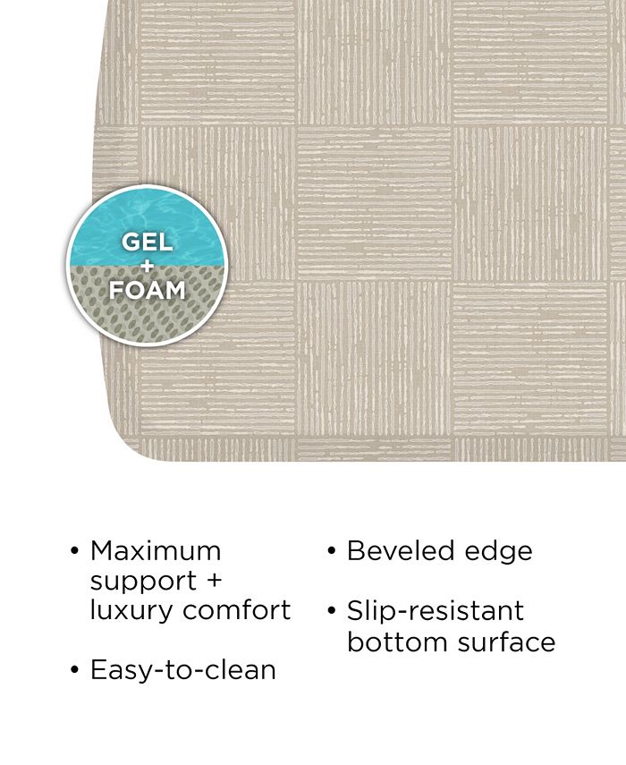 GelPro Elite Bento Gel Plus Foam Premium Fatigue-Resistant Mat, 20" x ...