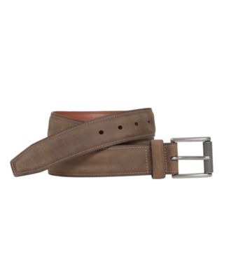 Johnston & Murphy Men's Casual Oiled Leather Belt - Macy's