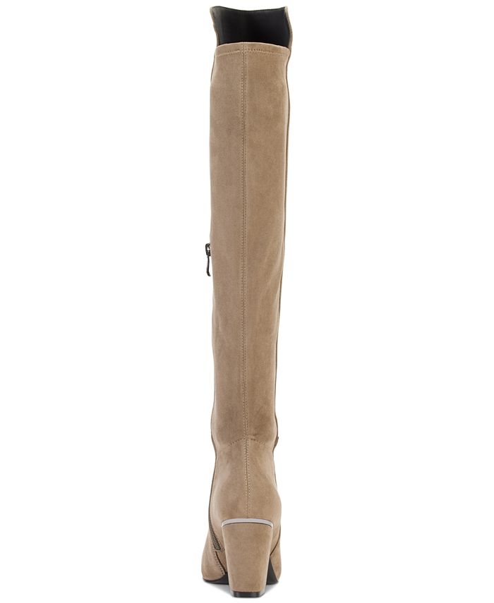 DKNY Women's Cilli Square-Toe Knee-High Dress Boots - Macy's